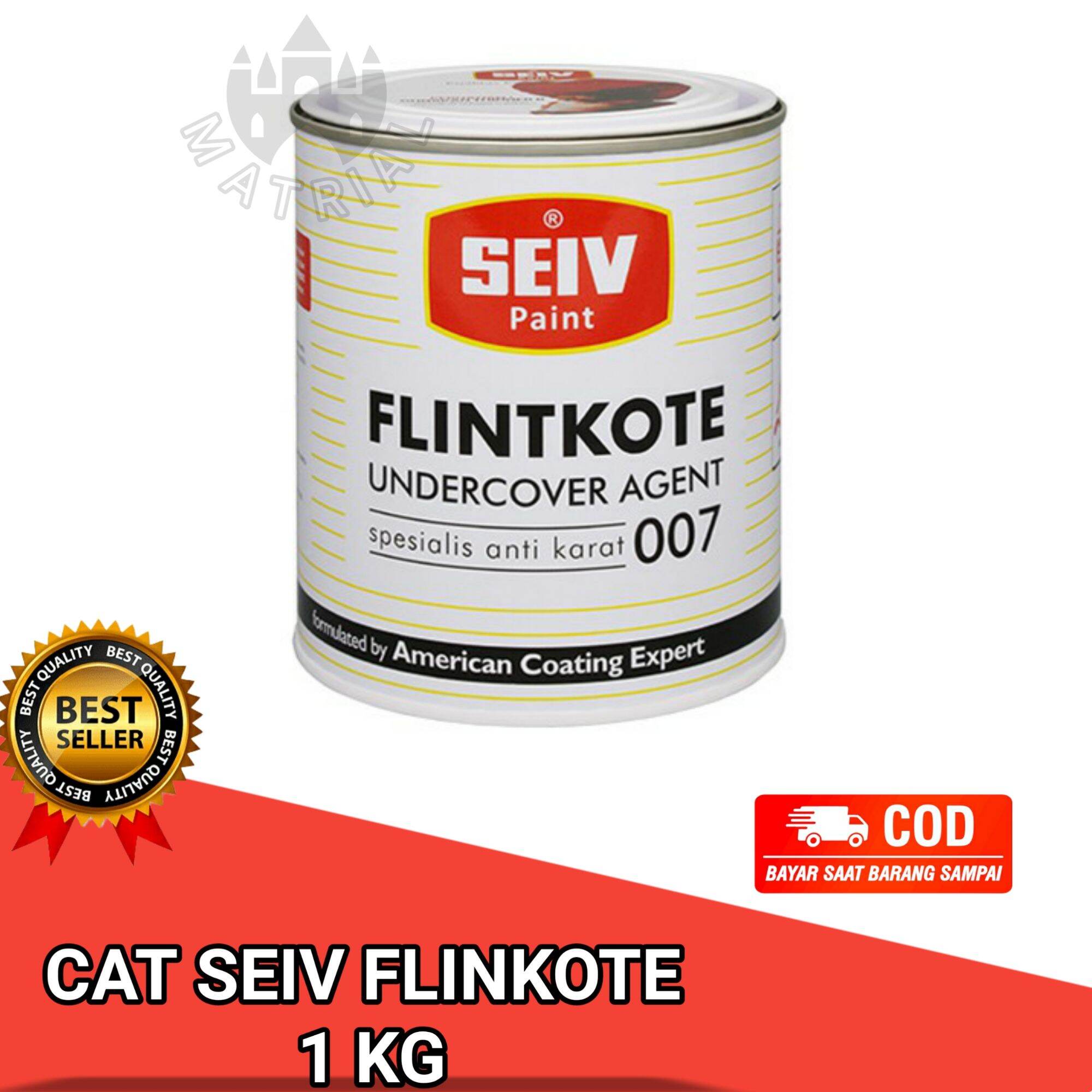 Cat Seiv Flintkote Cat Anti Karat Dan Anti Bocor 1 Kg | Lazada Indonesia