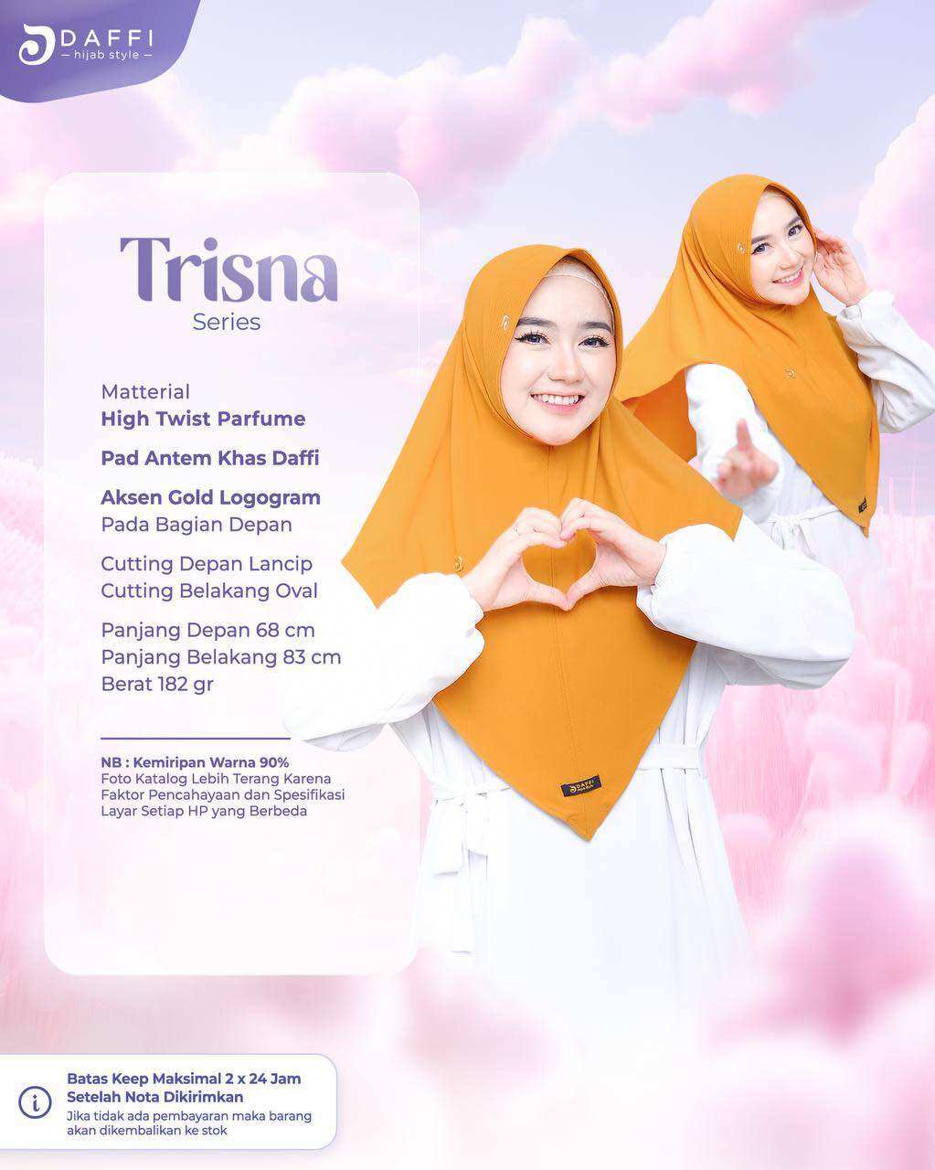 Hijab instan new trisna by daffi series | Lazada Indonesia