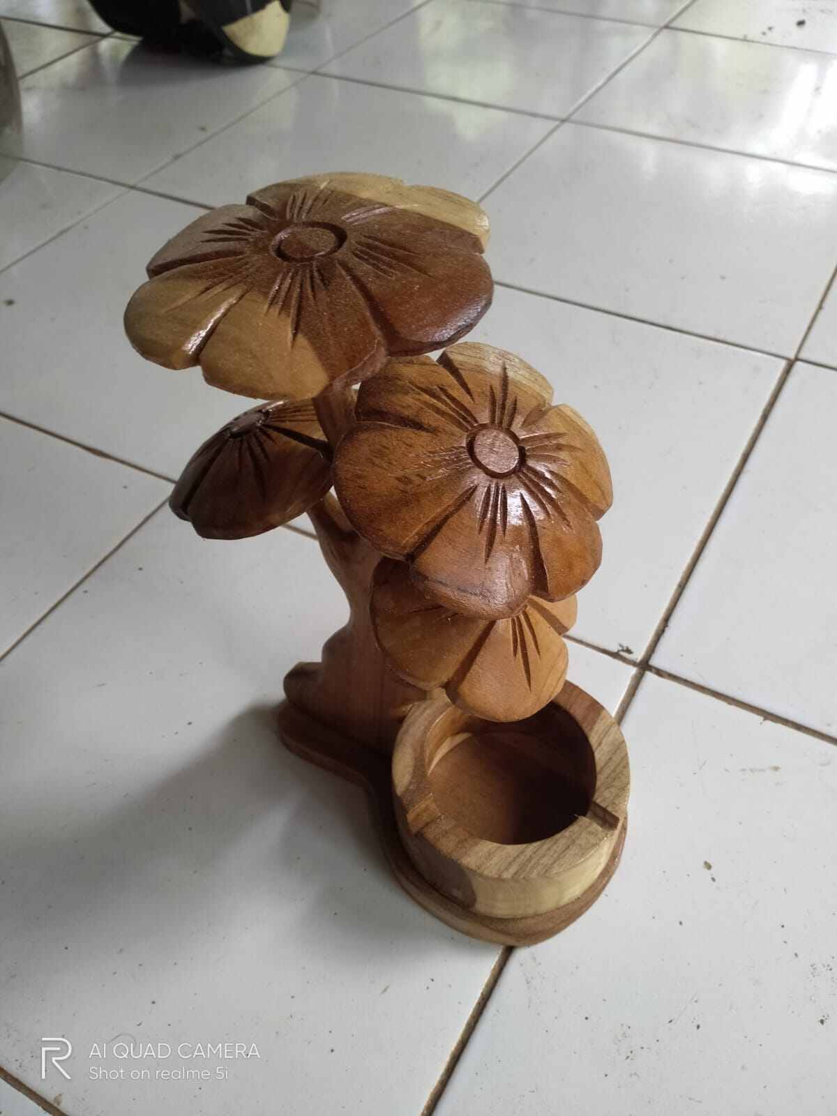 Asbak rokok kayu jati | Lazada Indonesia