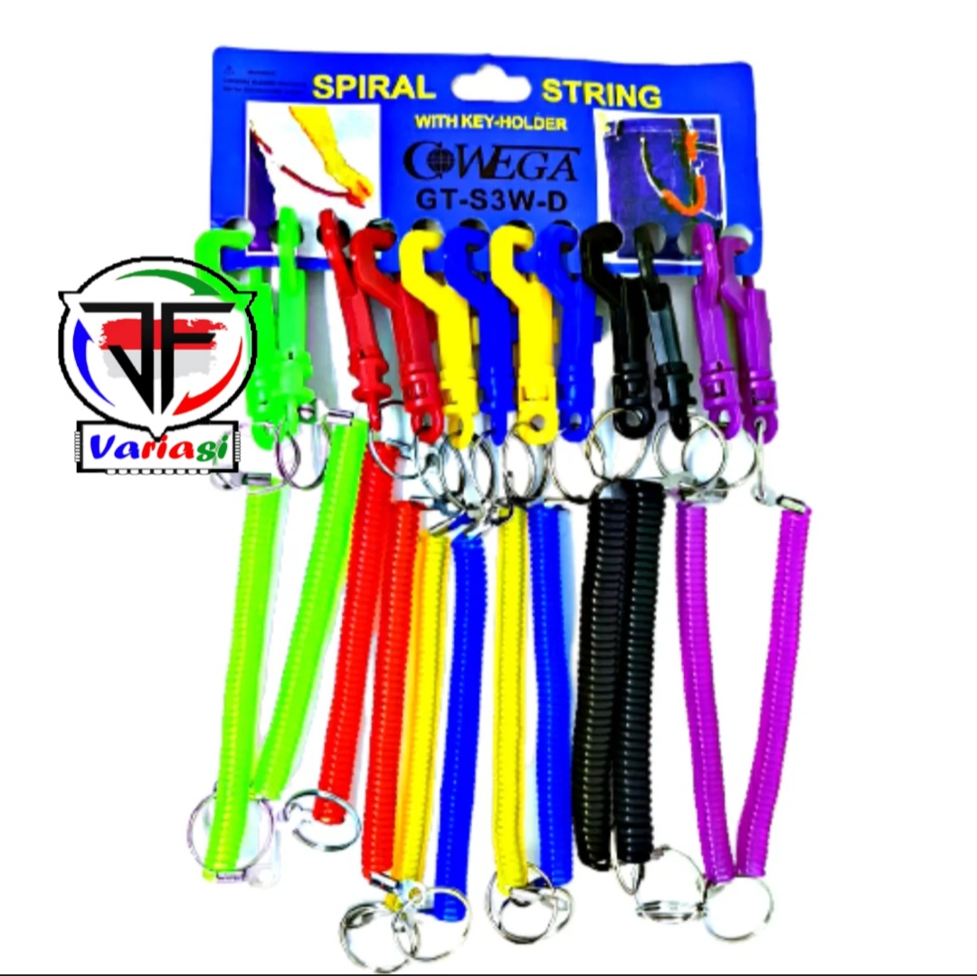 [12 PCS] Gantungan Kunci Motor Spiral Serbaguna Bisa Untuk Motor dan ...