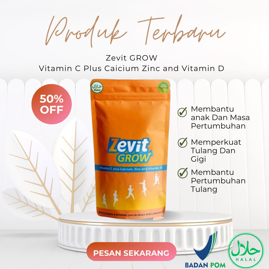 Zevit Grow Peninggi Badan hingga 8 cm-Bisa COD | Lazada Indonesia