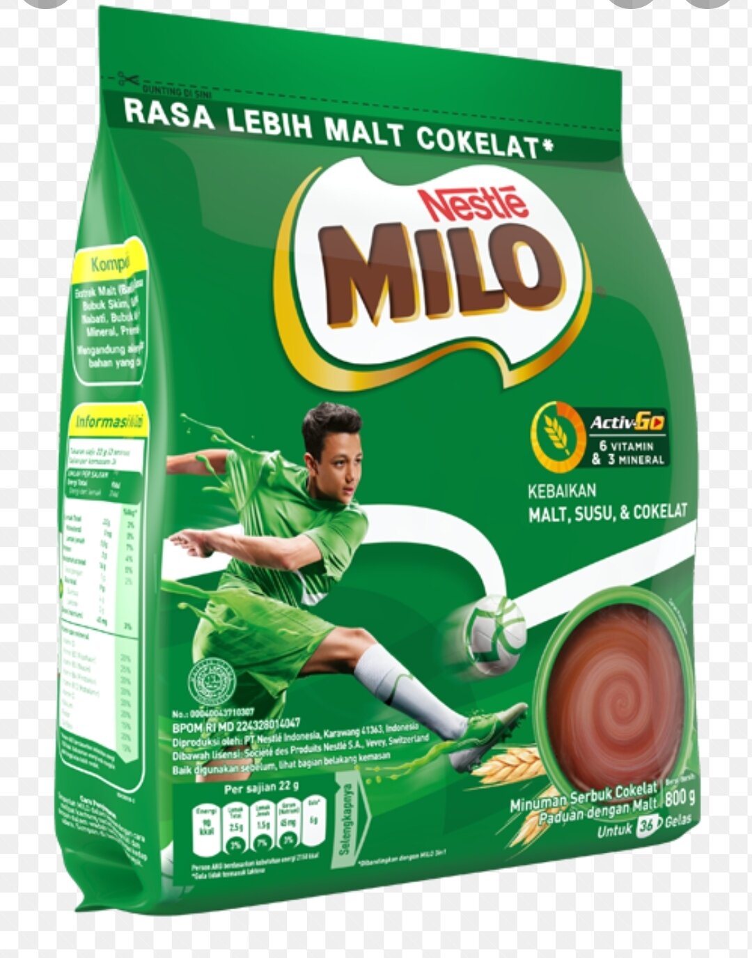 SUSU MILO ACTIVE GO POUCH 800G | Lazada Indonesia