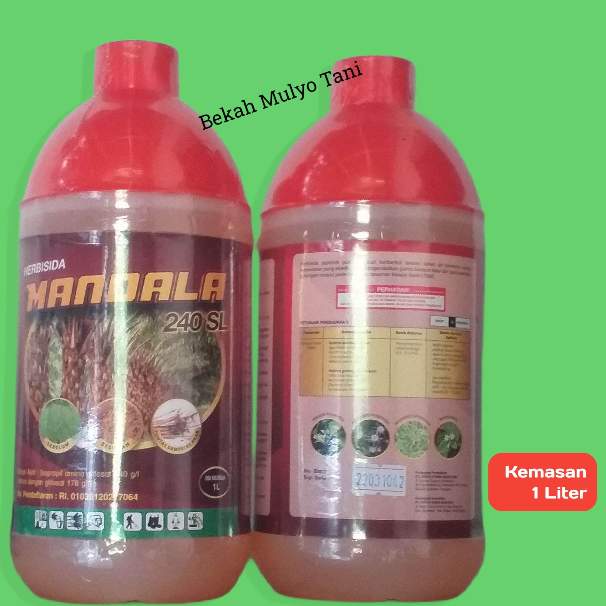 Obat Rumput MANDALA 1 Liter Herbisida Sistemik Pembasmi Rumput Liar ...
