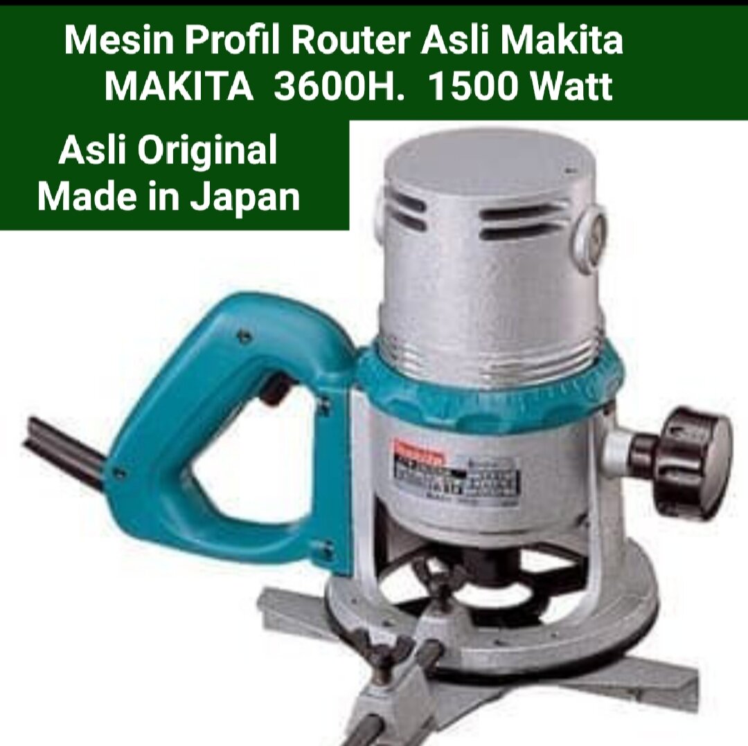 Mesin Profil Router ASLI MAKITA. 3601B. 900 watt. Original Made in ...