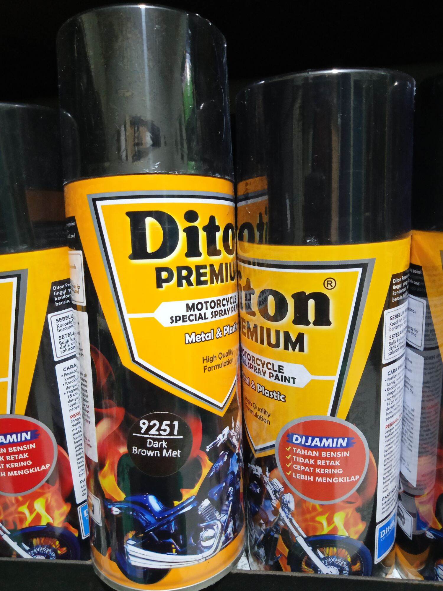 Pilok Pilox Cat Diton Premium Dark Brown Met 9251 Coklat metalik ...
