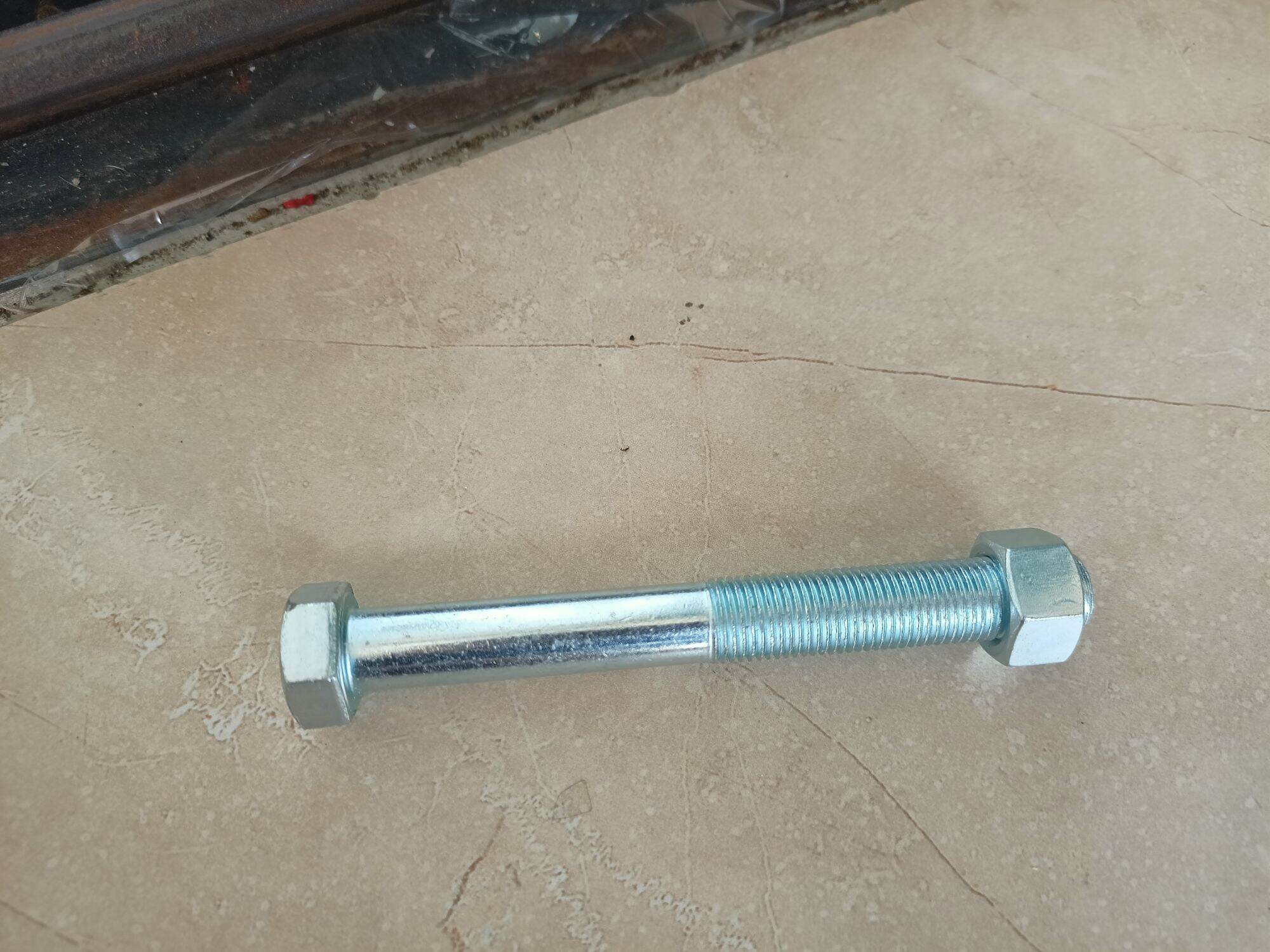 Baut mur putih m12 x 100 panjang 10 cm kunci 19 | Lazada Indonesia