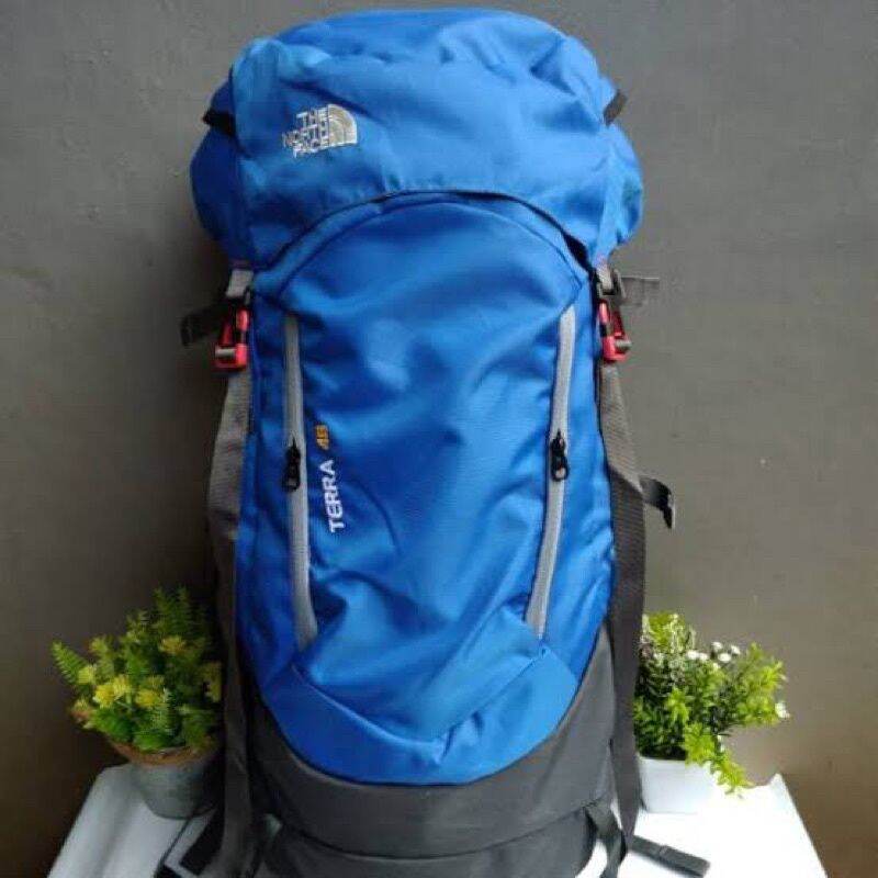 Tas Gunung Carrier TNF Terra 45 Liter Keril Tas Mendaki | Lazada Indonesia