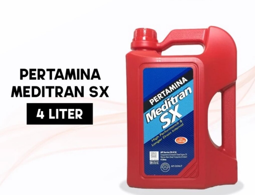 OLI PERTAMINA MEDITRAN SX SAE 15W-40 4LITER | Lazada Indonesia