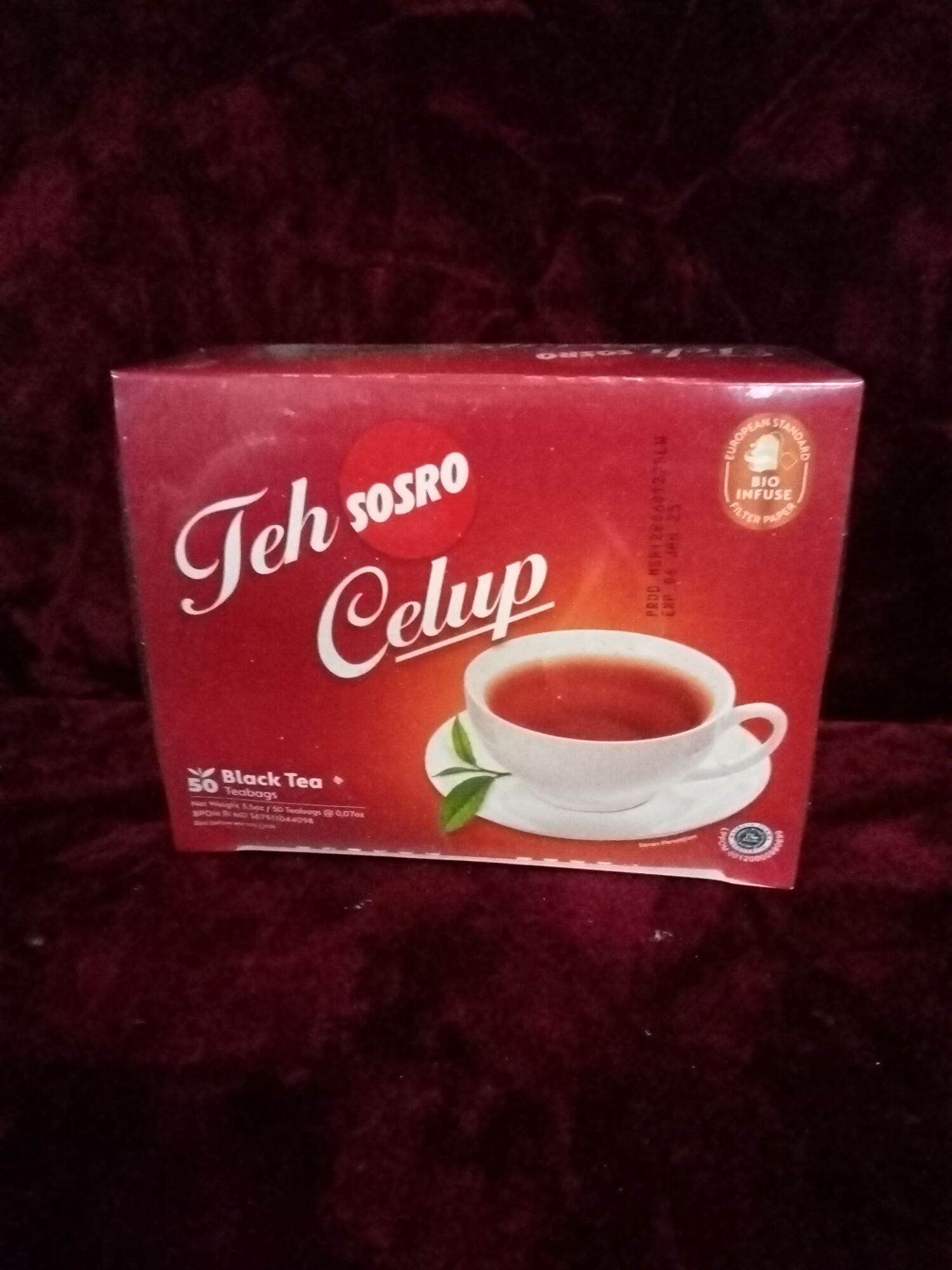 Teh celup Sosro 50 teabags | Lazada Indonesia