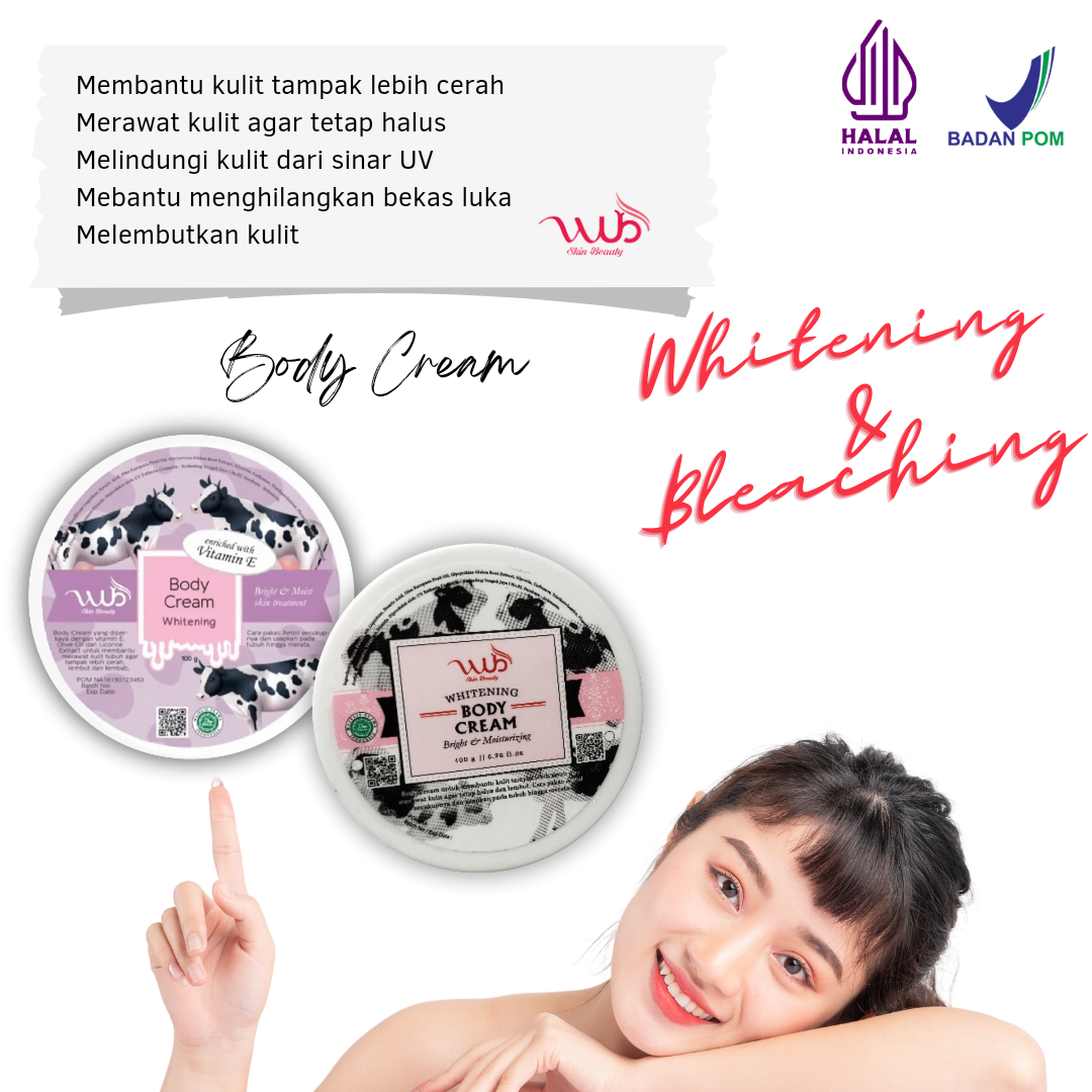 Wub Bodi Krim. Body Cream Blicing Bleaching Skin Beauty Skincare ...