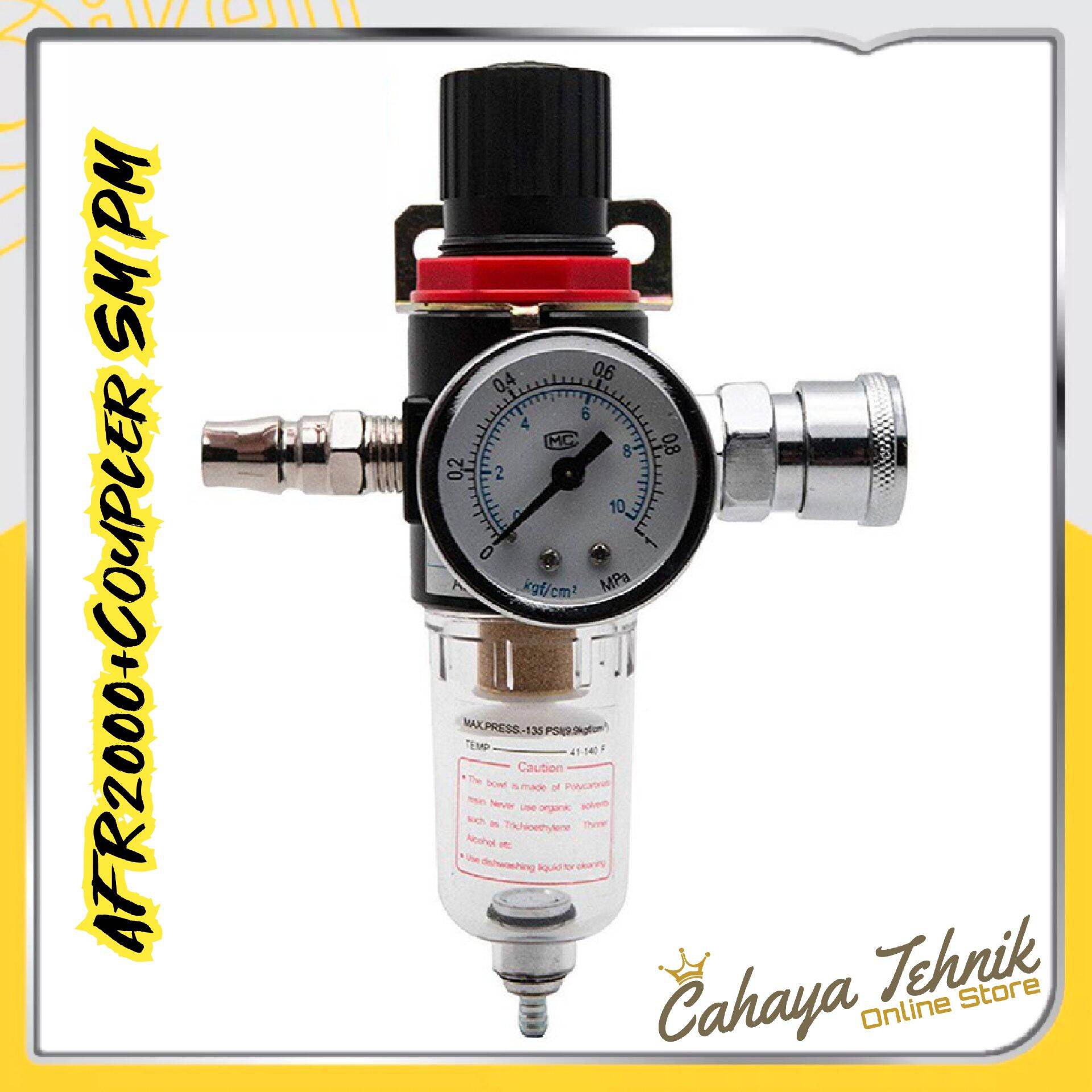 Filter Kompresor Perangkap Kelembaban Regulator Filter Udara pressure ...