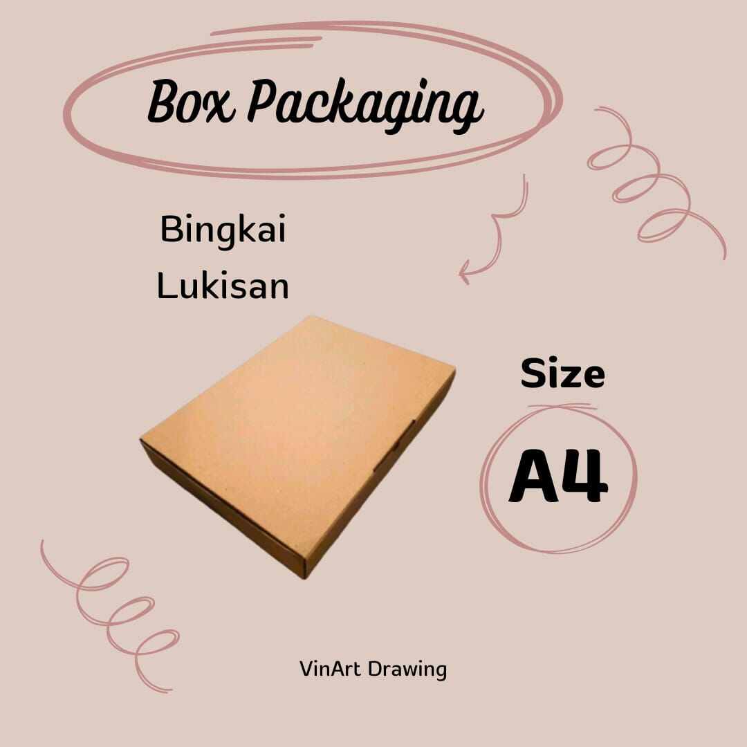 Box Packaging Bingkai Lukisan A4 | Lazada Indonesia