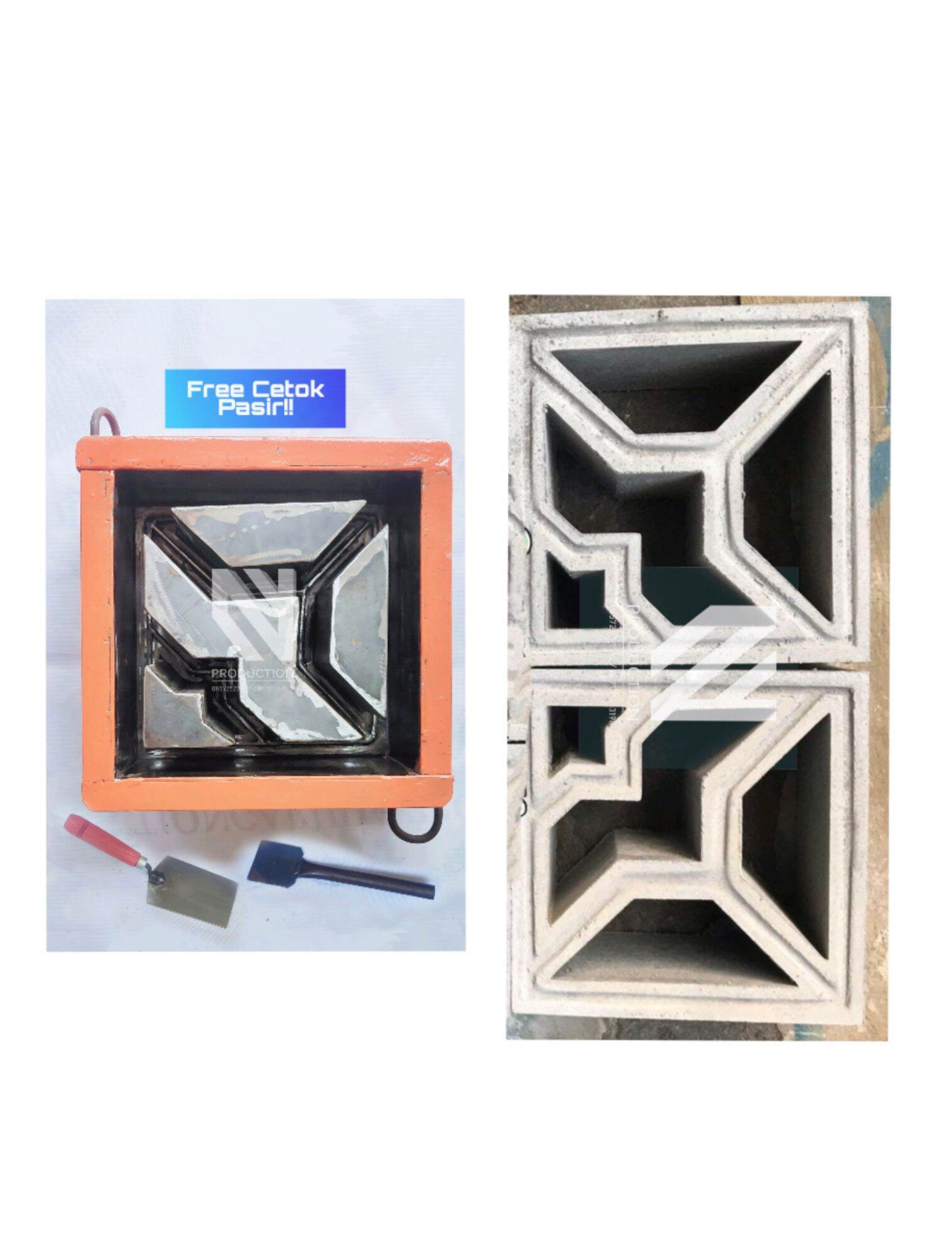 Cetakan Roster / Loster Angin-Angin Motif Krawang Jalusi | Lazada Indonesia