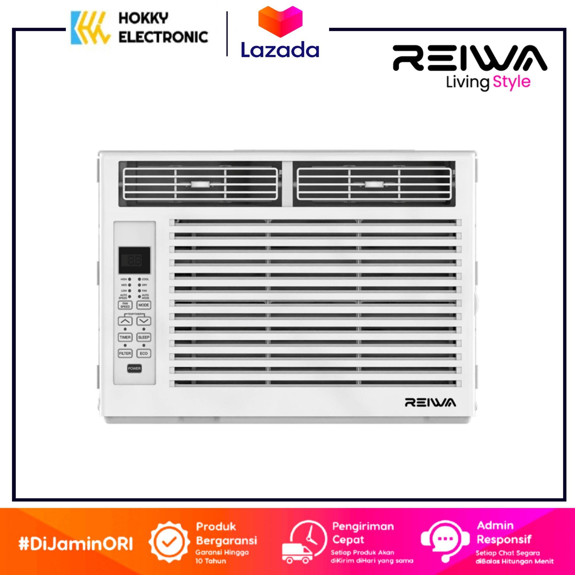AC REIWA AC WINDOW 1/2 PK CW-0501RA LOW WATT GARANSI RESMI | Lazada ...