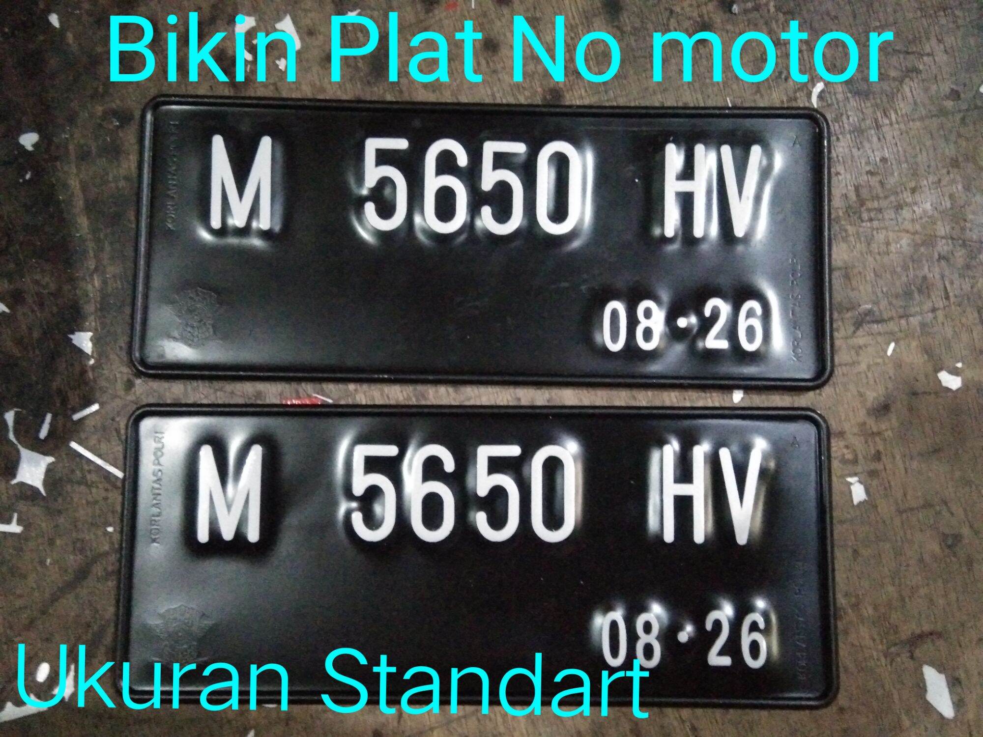 plat nomor motor standar | Lazada Indonesia