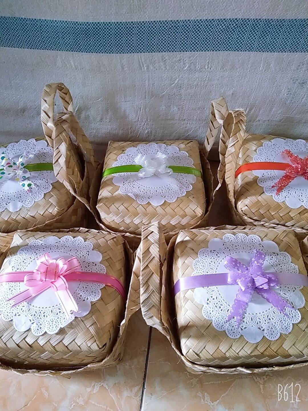 Besek cangking 20x20cm 10pcs/Tas bambu/Tas anyaman/hamopers | Lazada ...