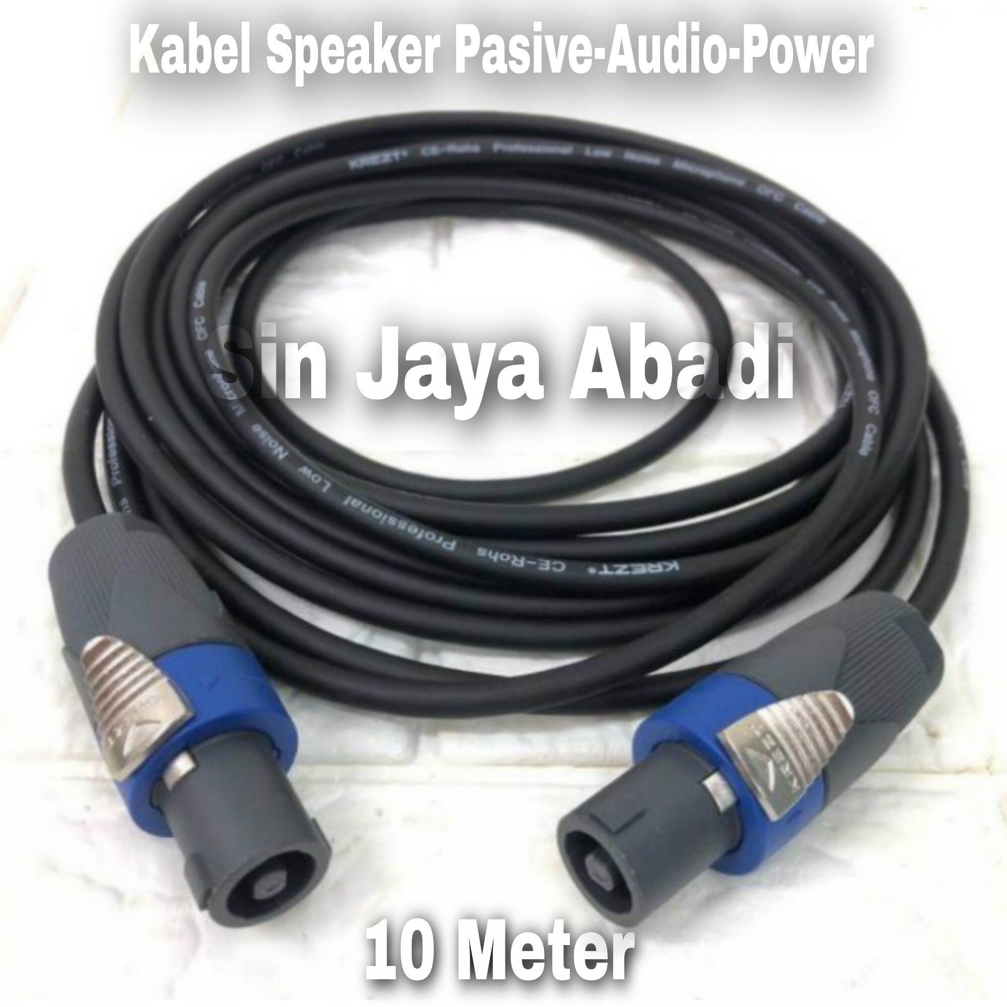 kabel Speaker Passive - Krezt Speakon To Speakon - 10 Meter | Lazada ...