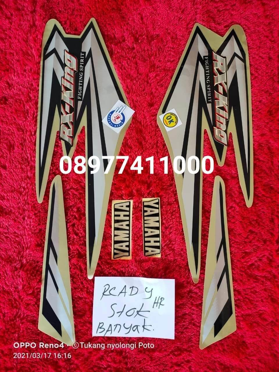 lis stiker striping rx king 2002 gold lengkap seperti di gambar | Lazada Indonesia