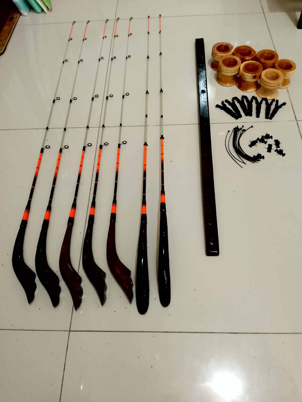 Ready Joran Timbang 120cm set7 full set murmer | Lazada Indonesia
