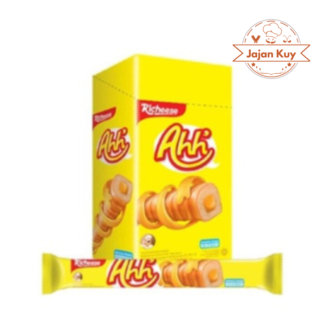 Richeese Nabati Ahh 15 gram ( 1 Pack isi 10 ) / Richeese Ahh Wafer ...