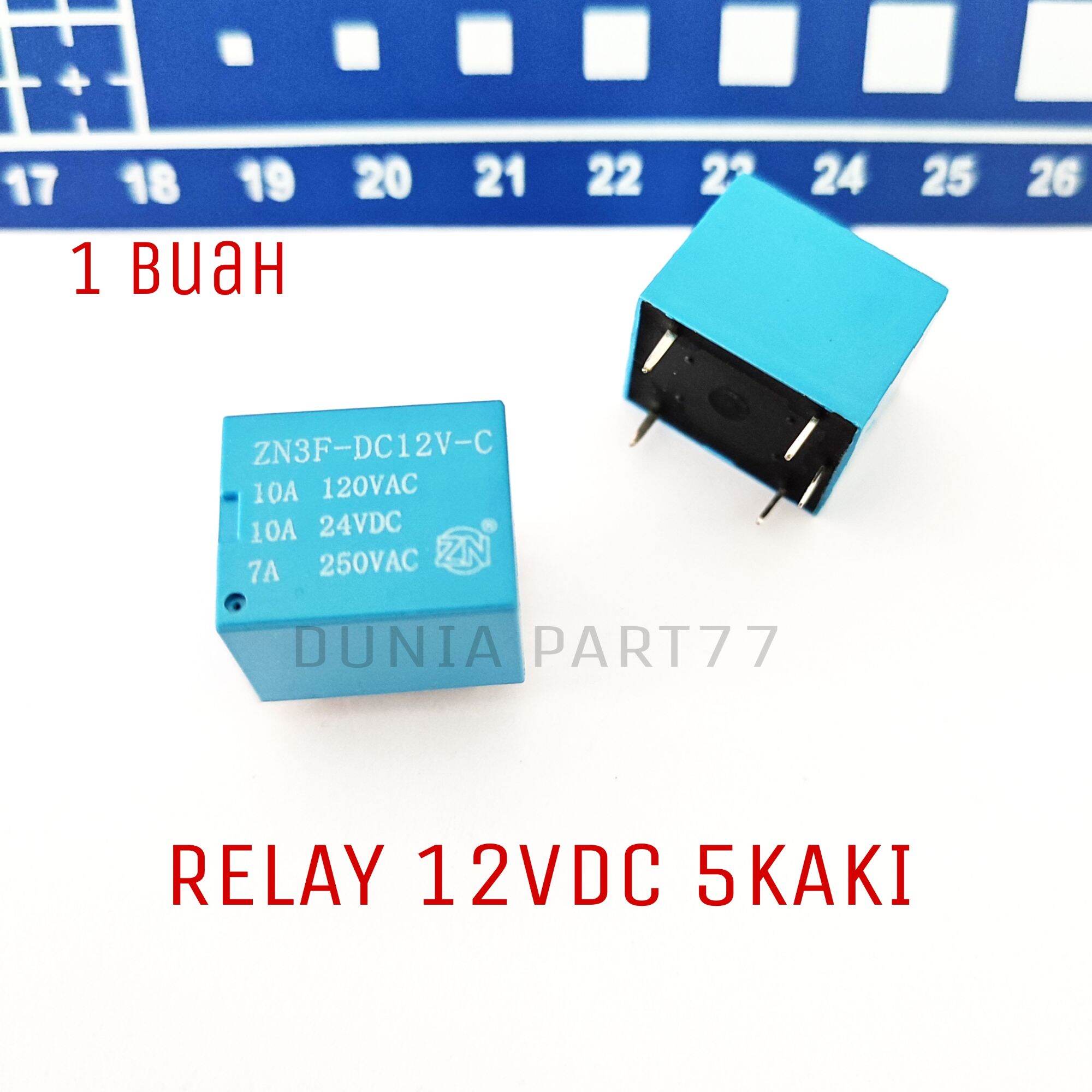 RELAY 12VOLT 5PIN RELAY 12V 5 PIN RELAY 12 VOLT 5 KAKI RELAY 12VOLT 5 ...