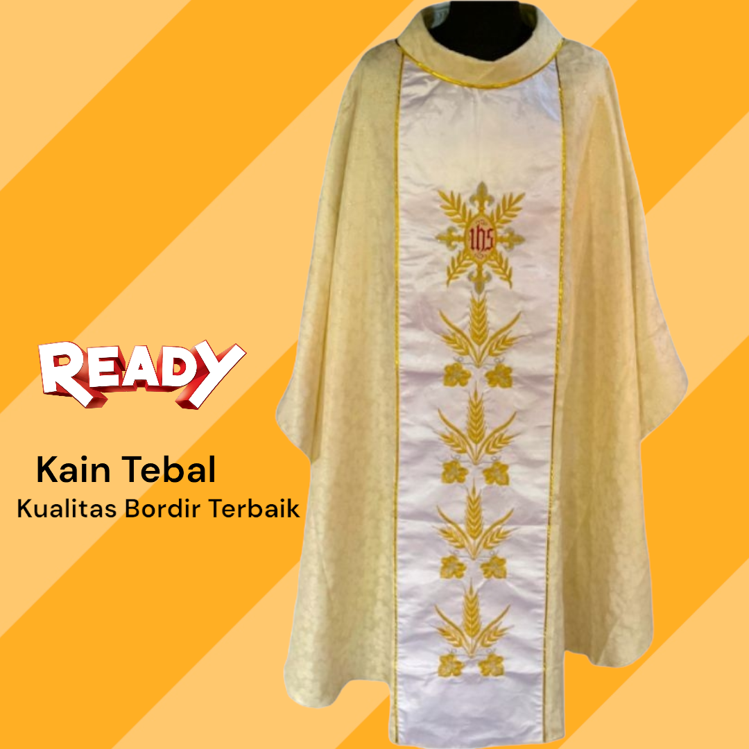 Kasula Romo Katolik Warna Putih | Lazada Indonesia