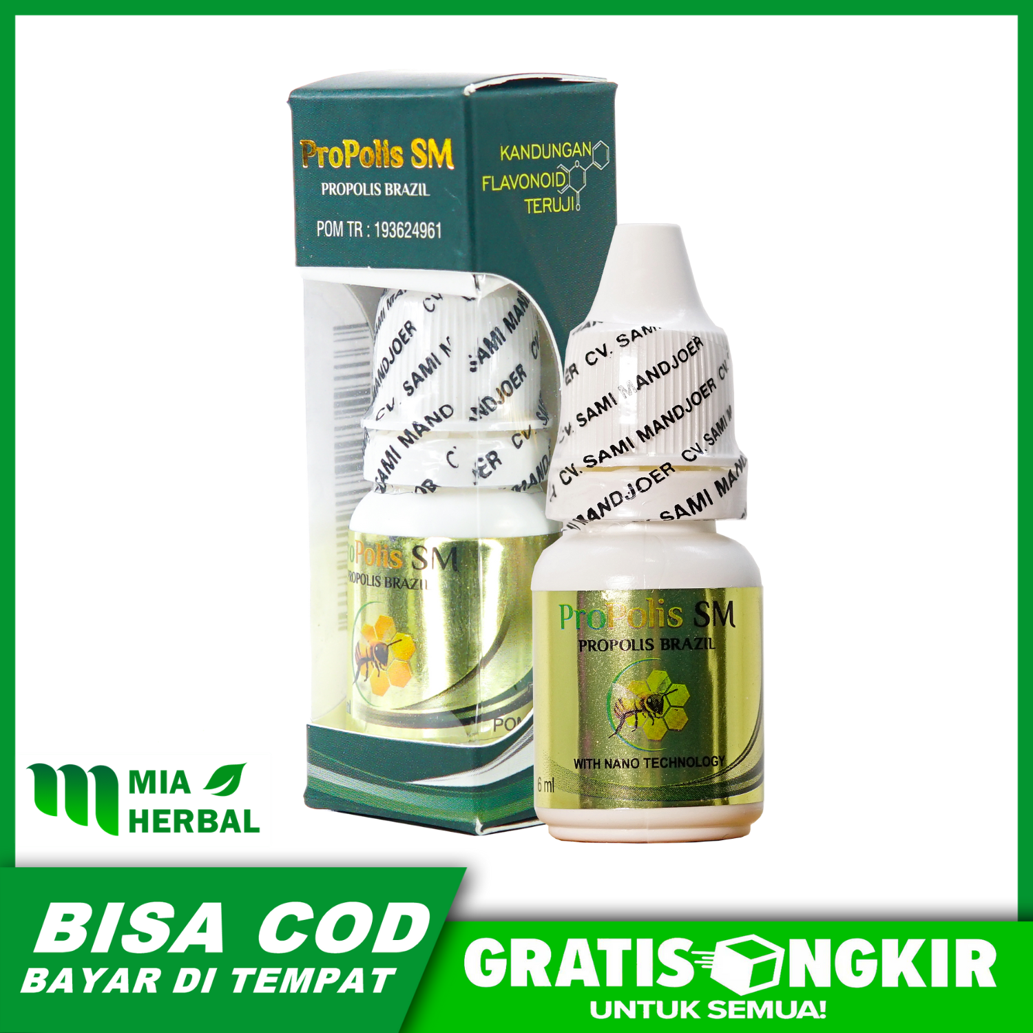 Obat Gusi Bengkak Sakit Gigi - Herbal Propolis SM Brazil | Lazada Indonesia