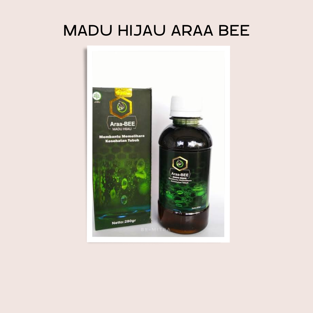 Madu Hijau ARAA-BEE 280gr original lebah hijau mengatasi gerd dan asam ...
