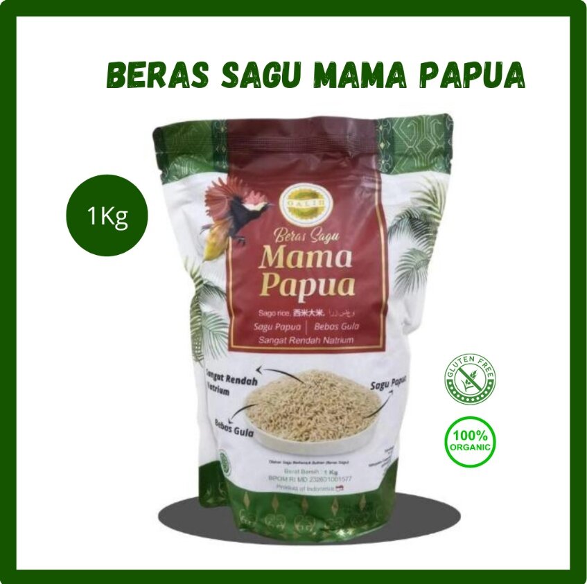 BERAS SAGU MAMA PAPUA 1 KG GLUTEN FREE | Lazada Indonesia