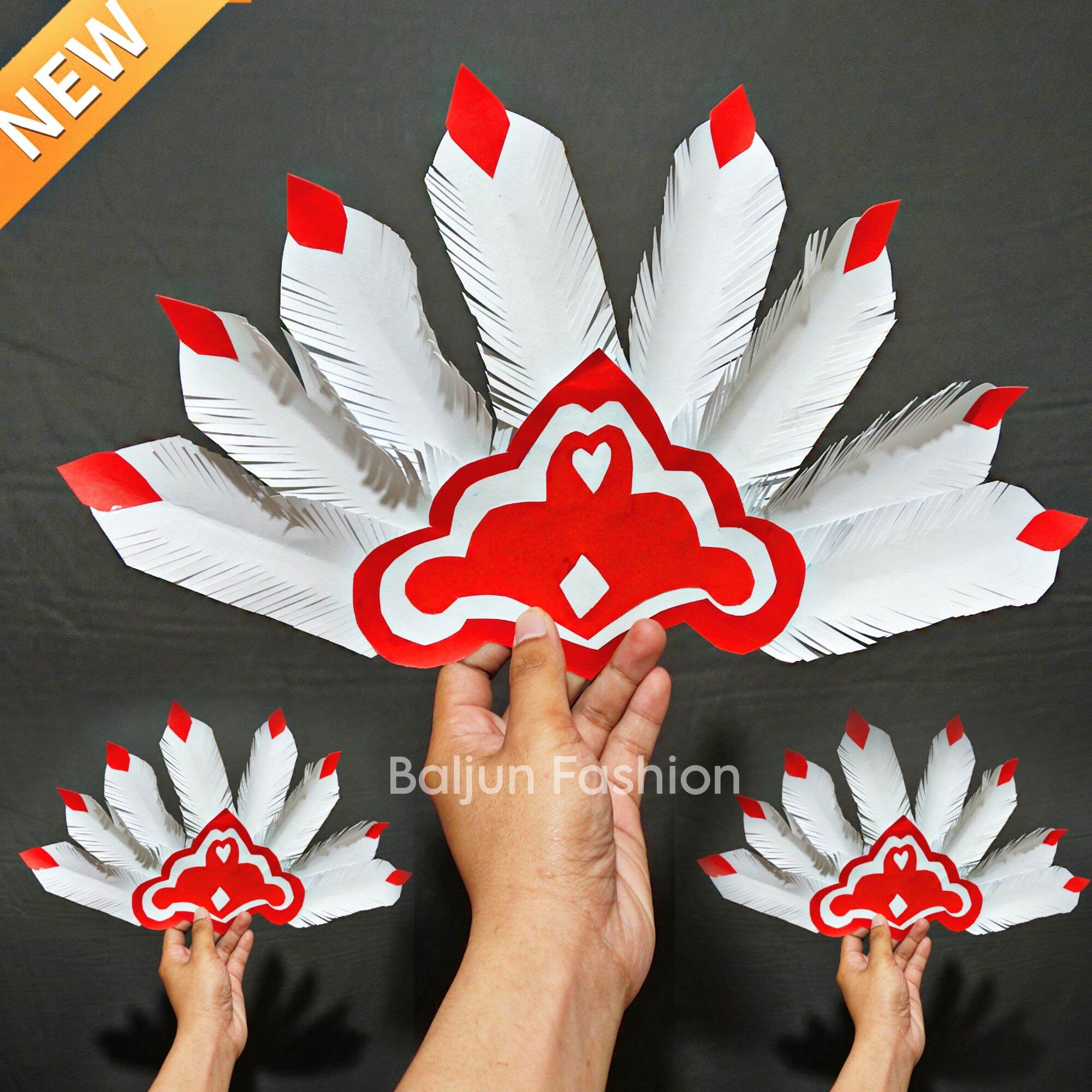 (BARU) MAHKOTA SIGER MERAH PUTIH UNTUK KARNAVAL 17 AGUSTUSAN TARI ...