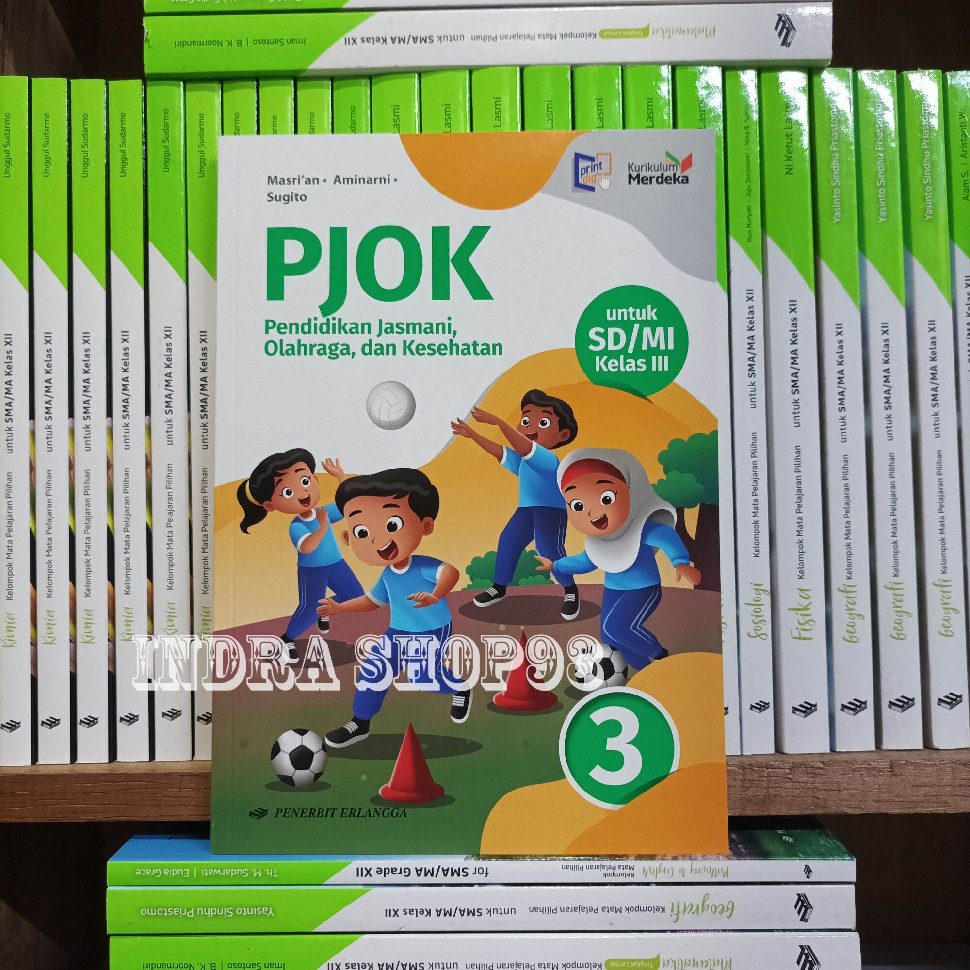 Buku PJOK Kelas 3 SD/Mi Erlangga Kurikulum Merdeka Original | Lazada Indonesia