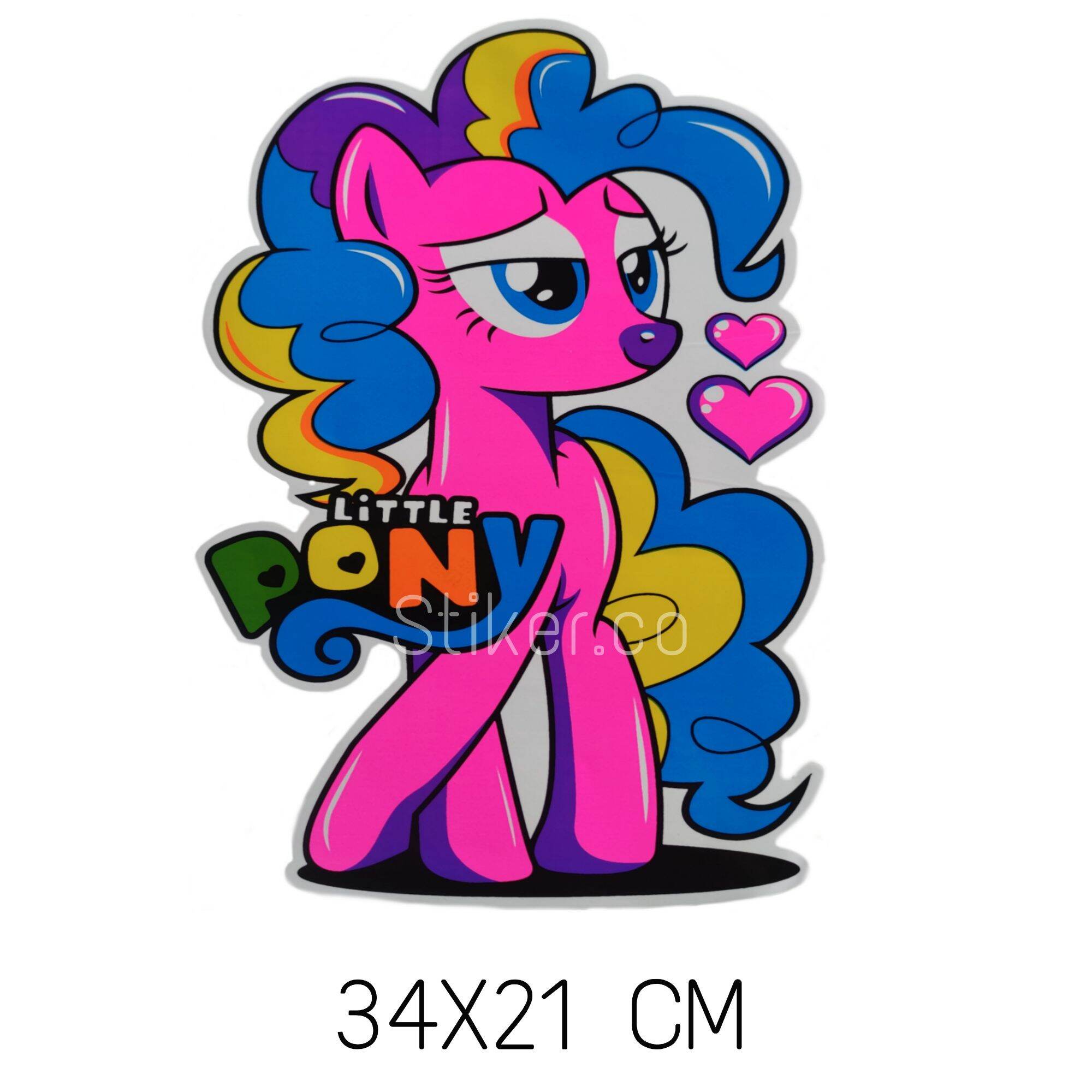 STIKER JUMBO KUDA PONI LITTLE PONY UKURAN 43X21 CM | Lazada Indonesia