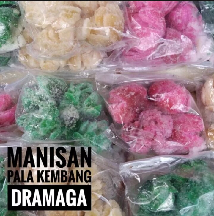 Manisan pala kering khas Bogor 250 gram pala kering manis 250 gram ...