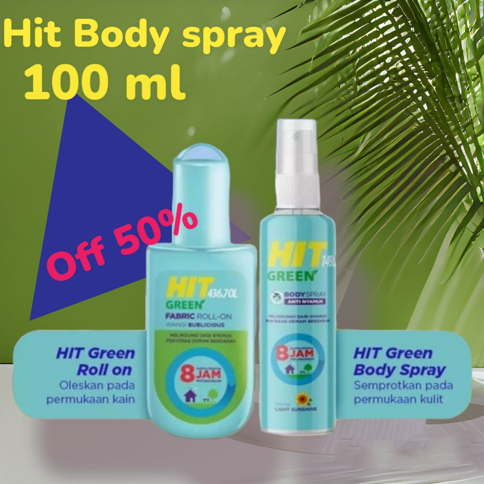 HIT Body Spray ANTI NYAMUK 100 ml | Lazada Indonesia