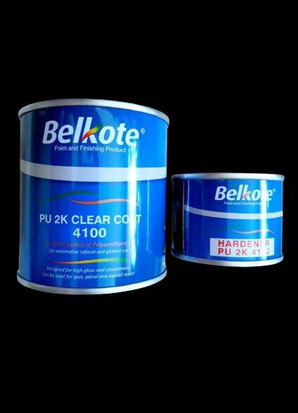 Clear Coat belkote 4100 pernis anti gores 300 ml | Lazada Indonesia