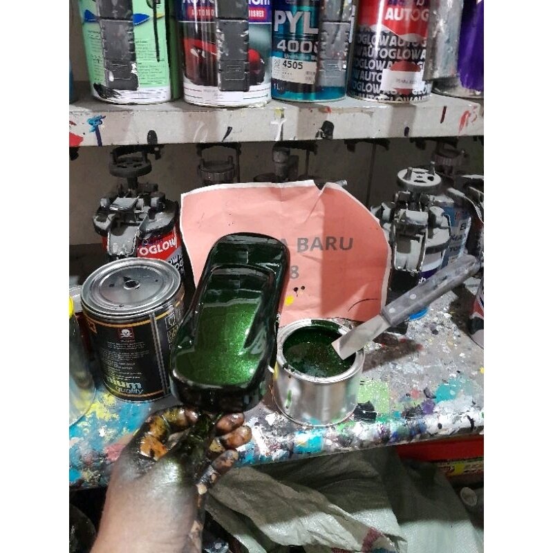Cat Moonlight Green Hijau PU/Cat Moonlight hijau polyuretane 100% untuk ...