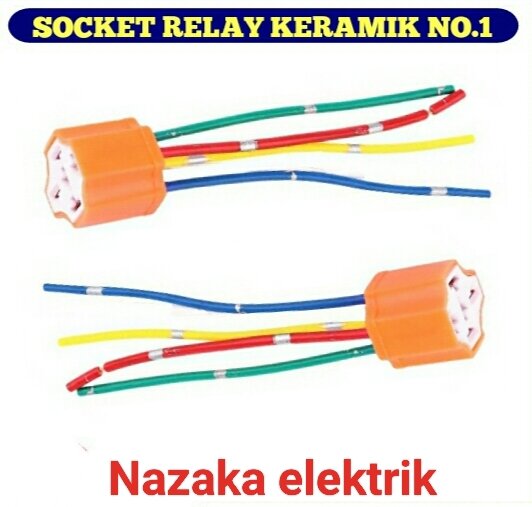 Socket Relay Keramik kaki 4 kabel 4..( 5 pcs ) | Lazada Indonesia