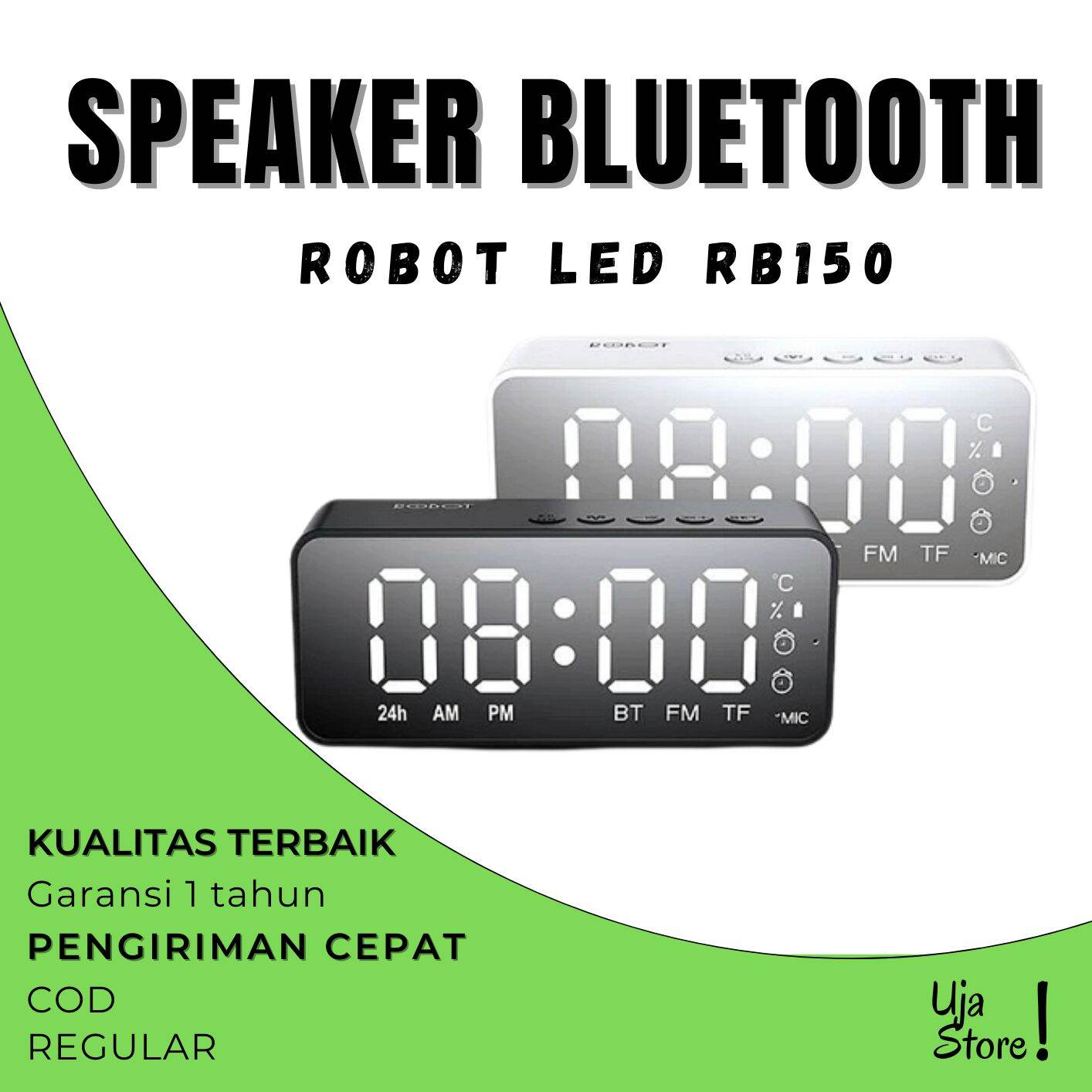 Speaker Bluetooth ROBOT RB200 Full Bass GARANSI 1 TAHUN | Lazada Indonesia