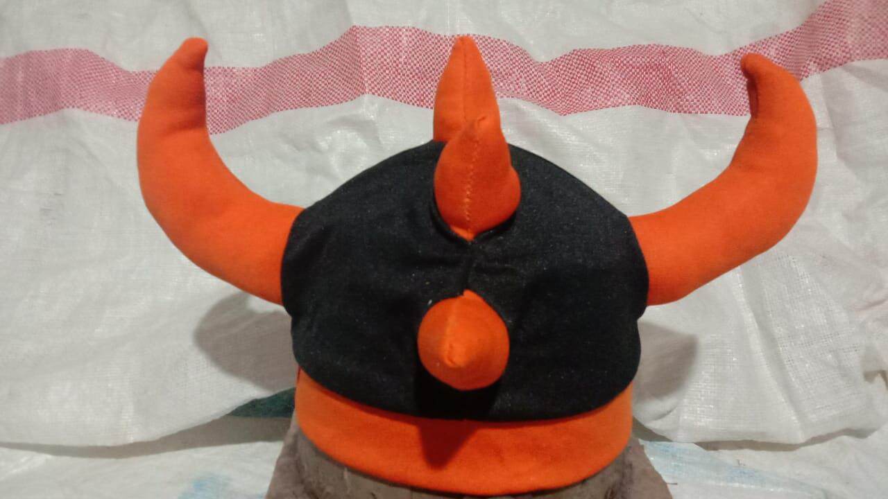 Topi Suporter Bola / topi tanduk / Topi anak lucu /piala dunia world ...