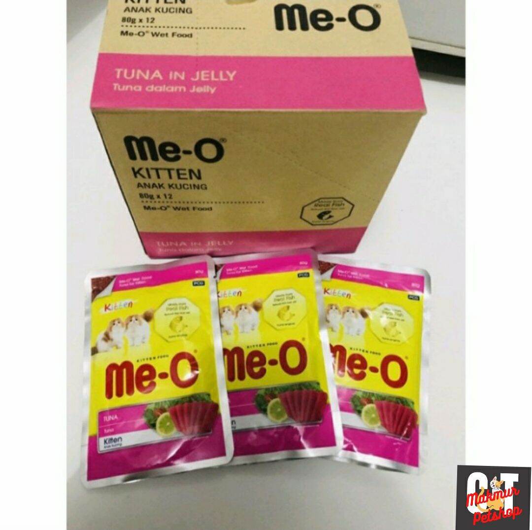 MEO MAKANAN BASAH KUCING POUCH 80 GRAM - 1 SACHET | Lazada Indonesia