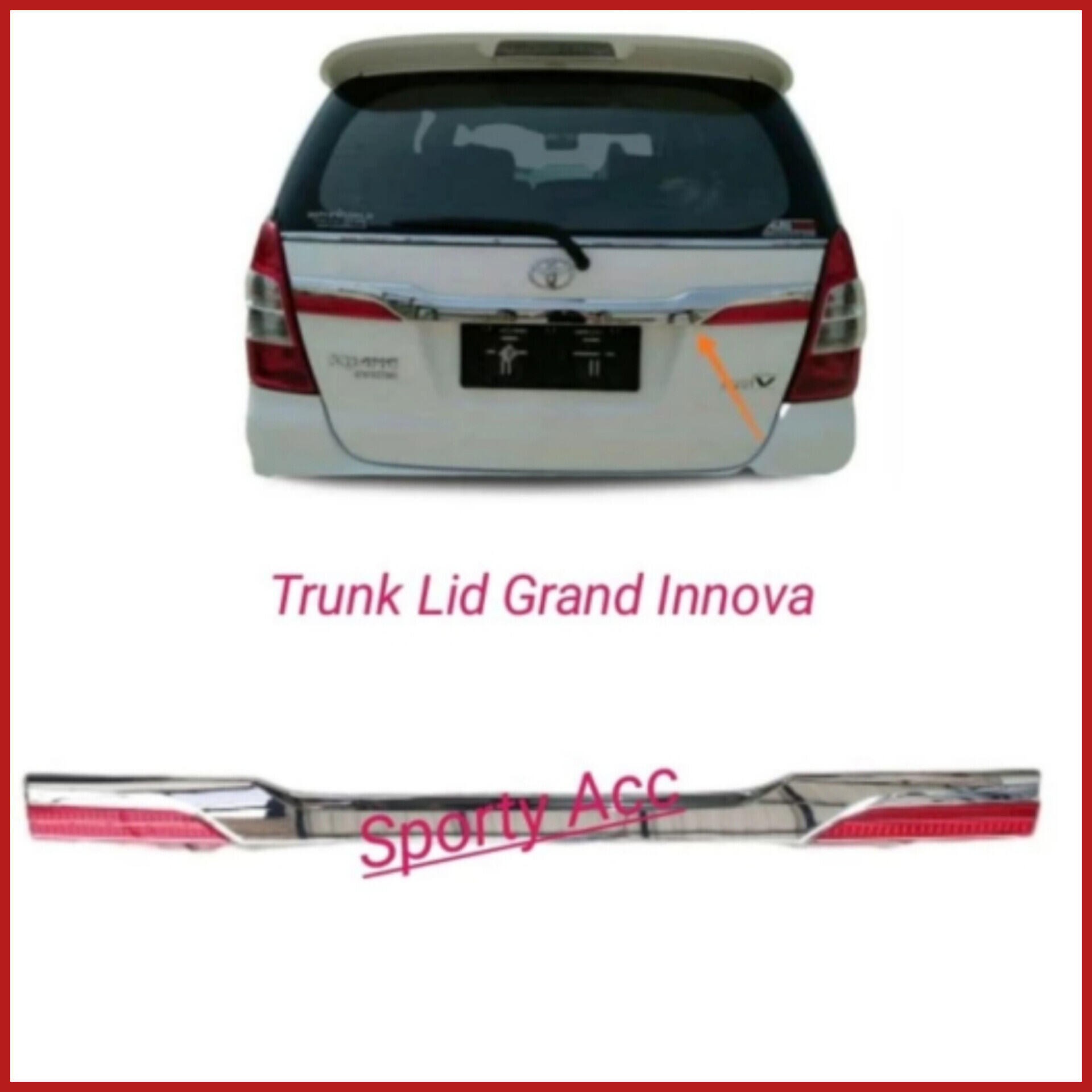 Trunk Lid Mobil Grand Innova 2005-2015 Plus Reflektor | Lazada Indonesia