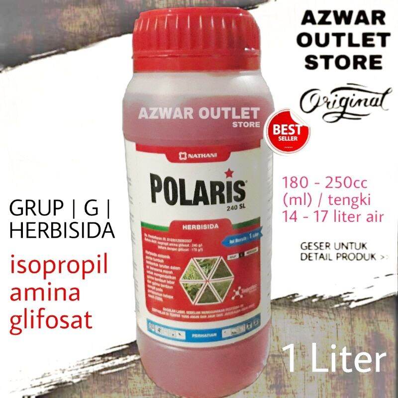 Glifosat Polaris 1 Liter ORIGINAL | Herbisida sistemik racun rumput dan ...