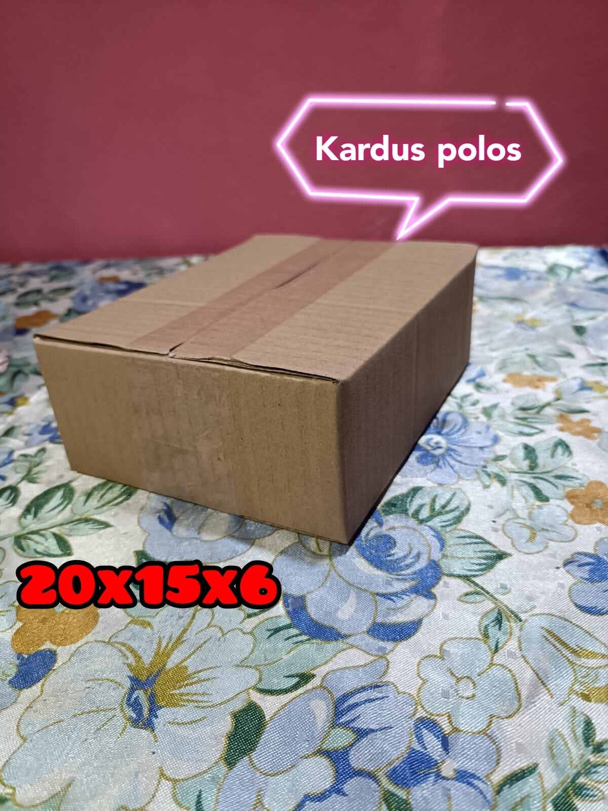 kardus polos per 10 pcs UK 20x15x6 kardus packing kardus besar | Lazada ...