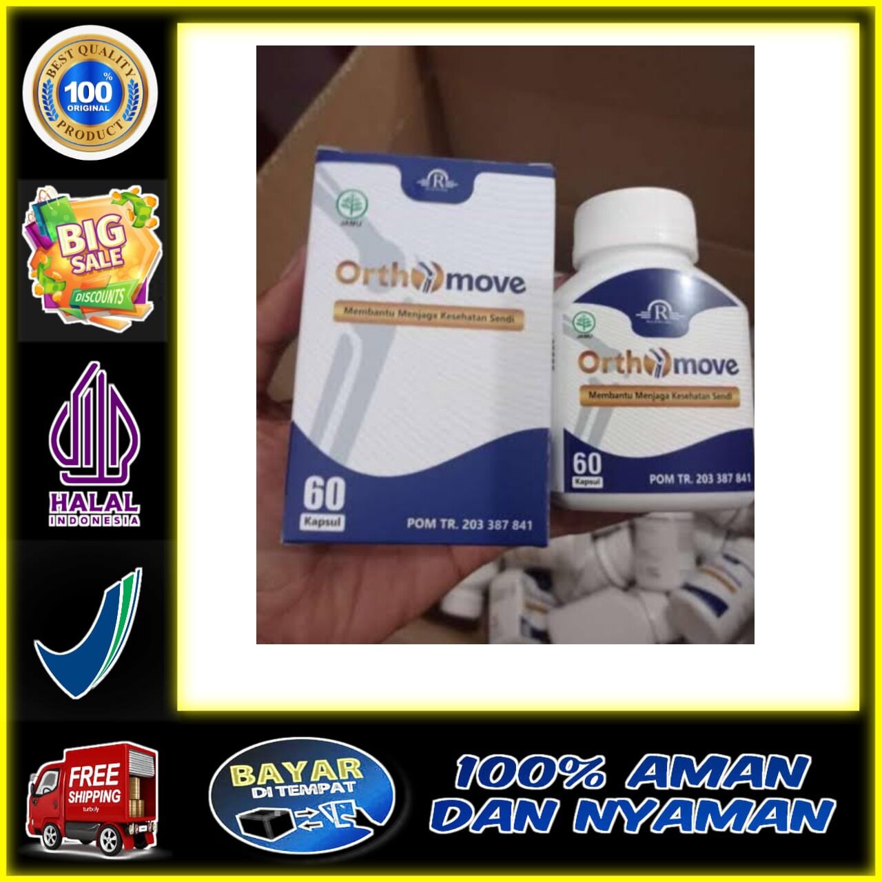 Orthomove Original Kapsul Obat Herbal Nyeri Sendi Dan Tulang Terbukti ...