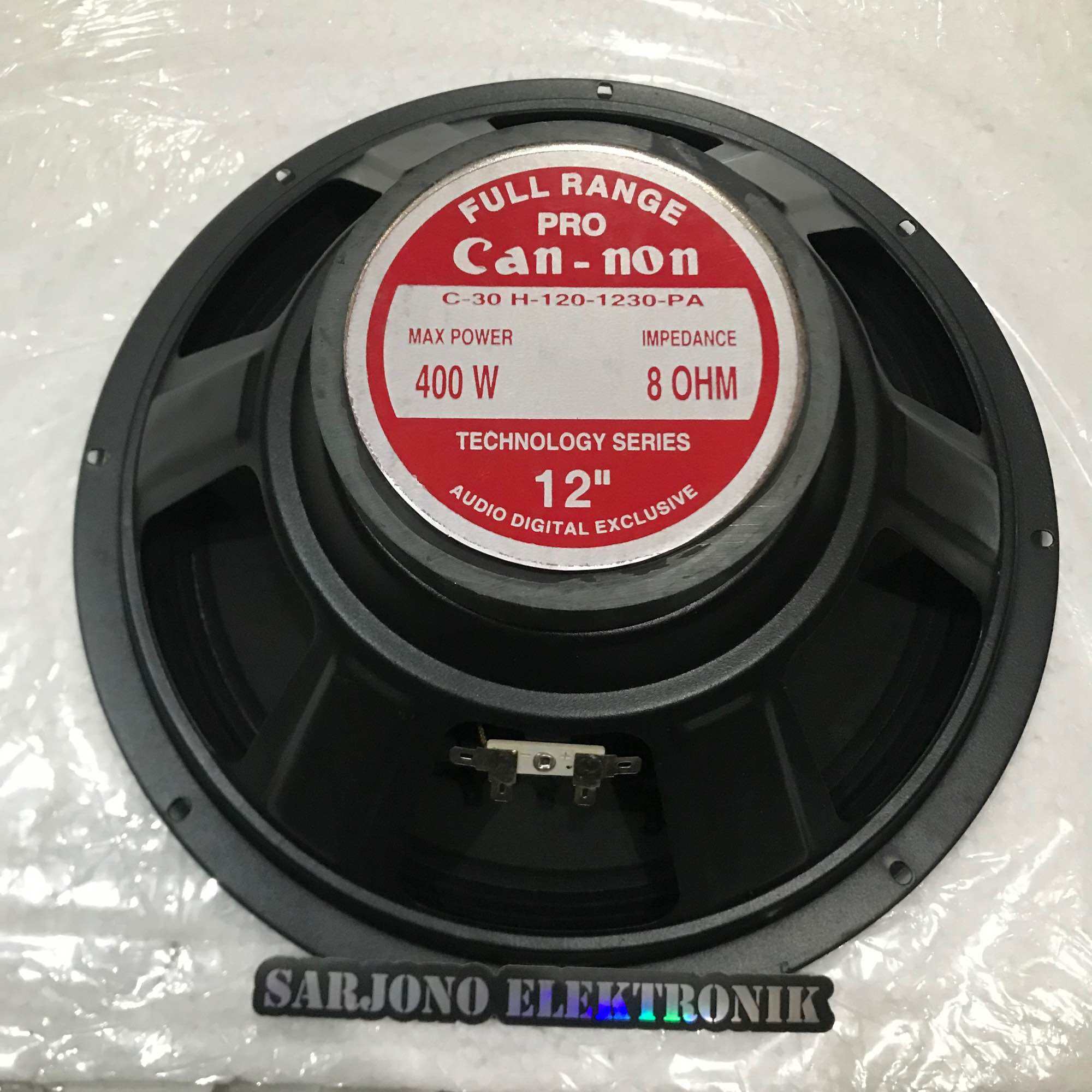 speaker 12 inch cannon pro woofer 400w SRW 38 B / Speaker 12 inch ...