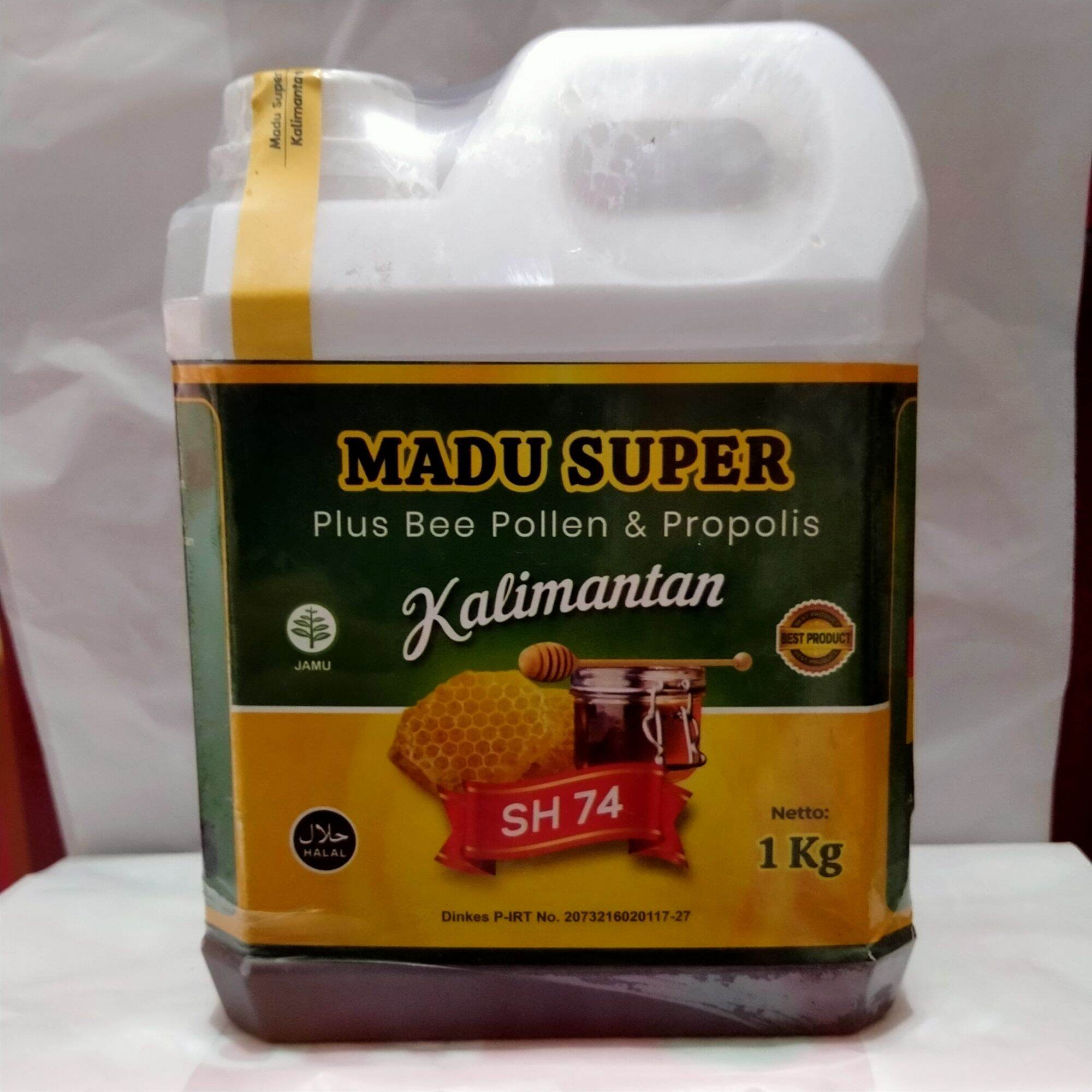 Madu Super KALIMANTAN 1KG Al Mar'ah Plus Bee pollen dan propolis ...