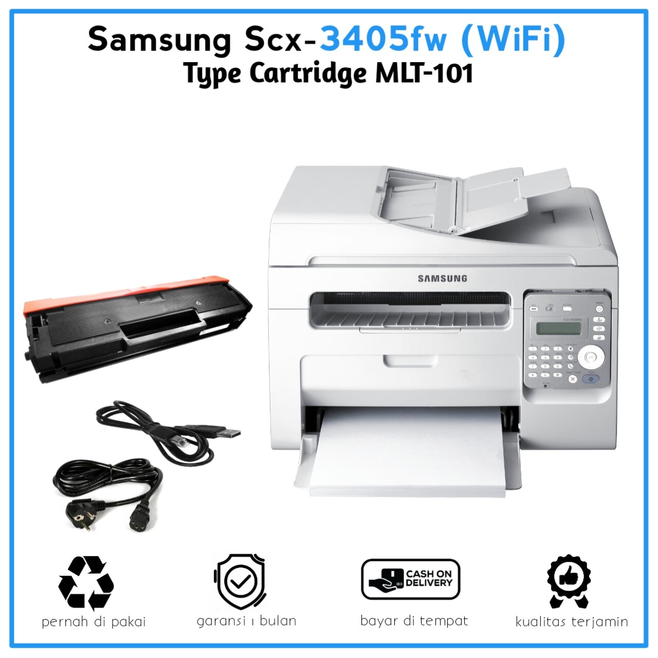 Printer Samsung SCX-3405FW (WiFi) Multifungsi | Lazada Indonesia
