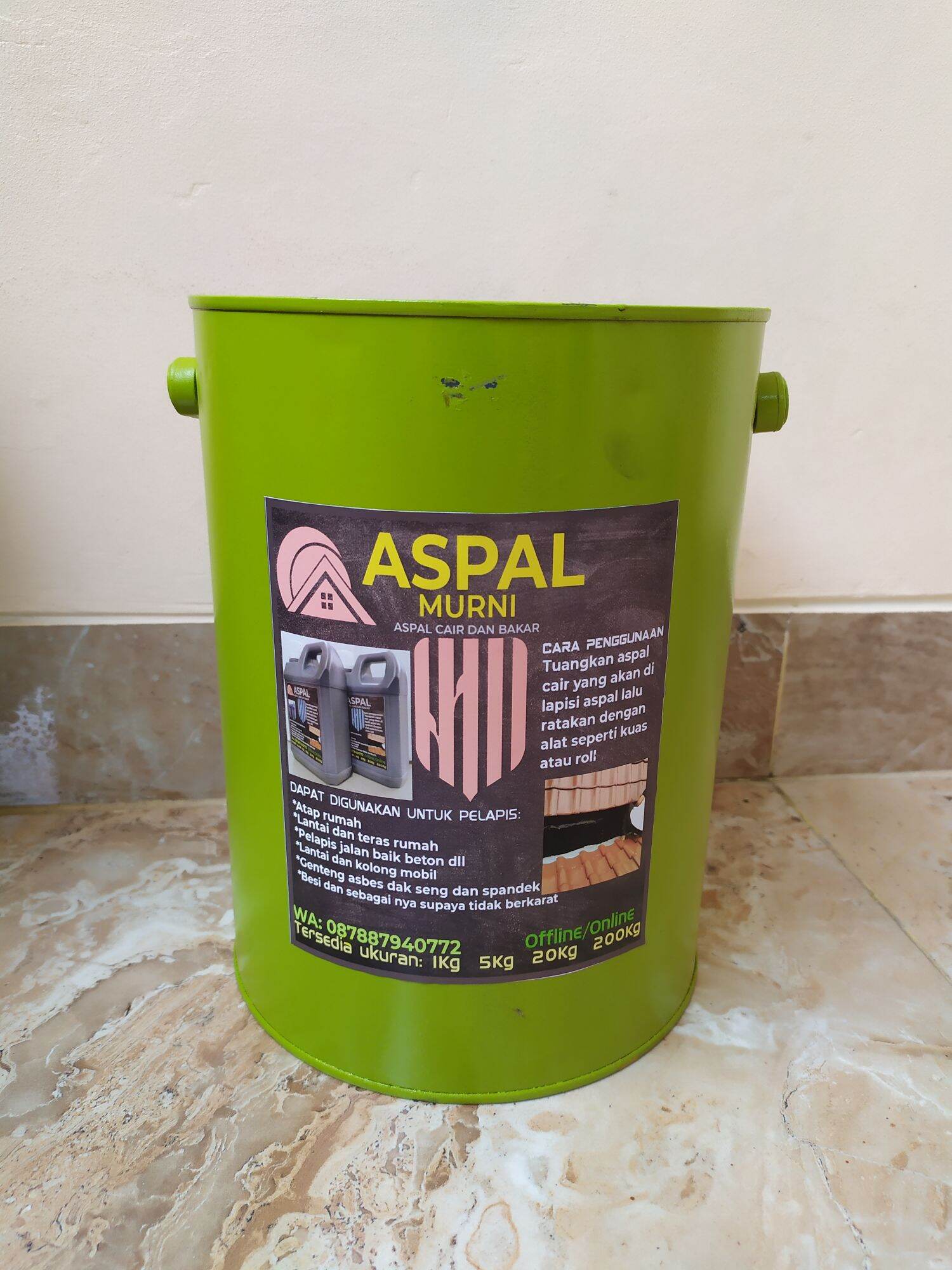 ASPAL JENIS BAKAR ATAU PADAT 5KG | Lazada Indonesia