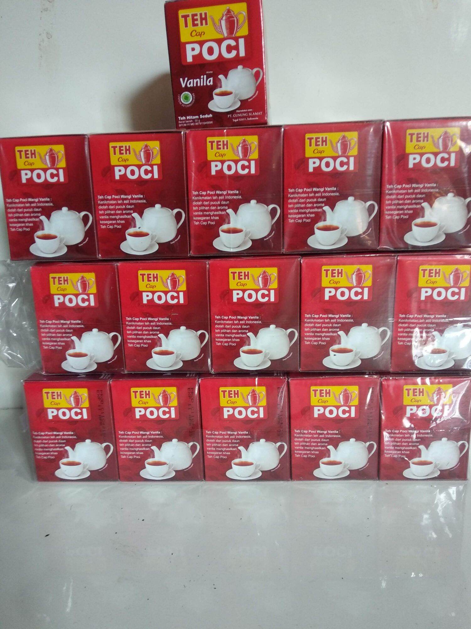 Teh Poci vanila 1 pak isi 10 (50g) | Lazada Indonesia