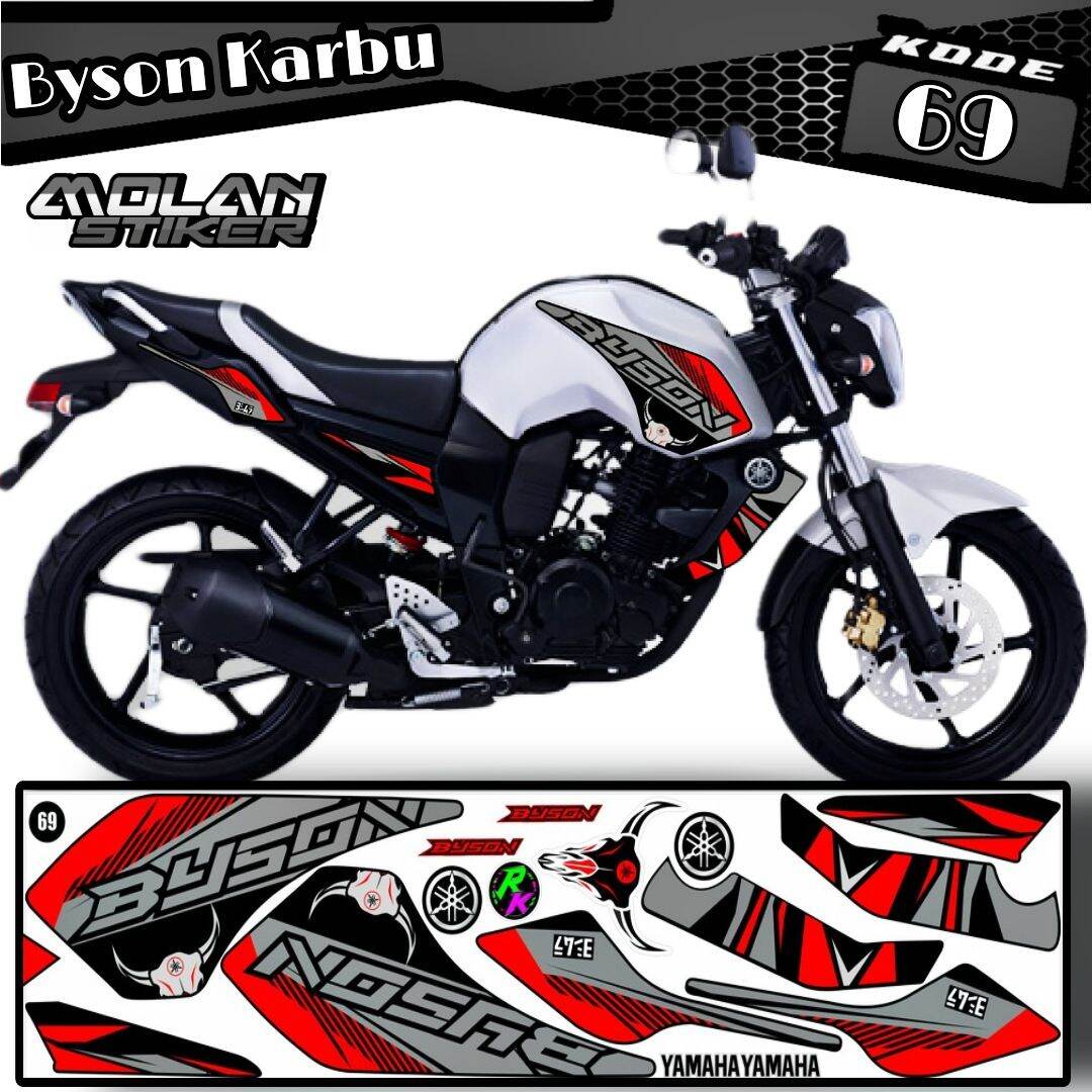 Decal Sticker Striping Variasi Byson Karbu 2010-2015 / Byson Lama ...